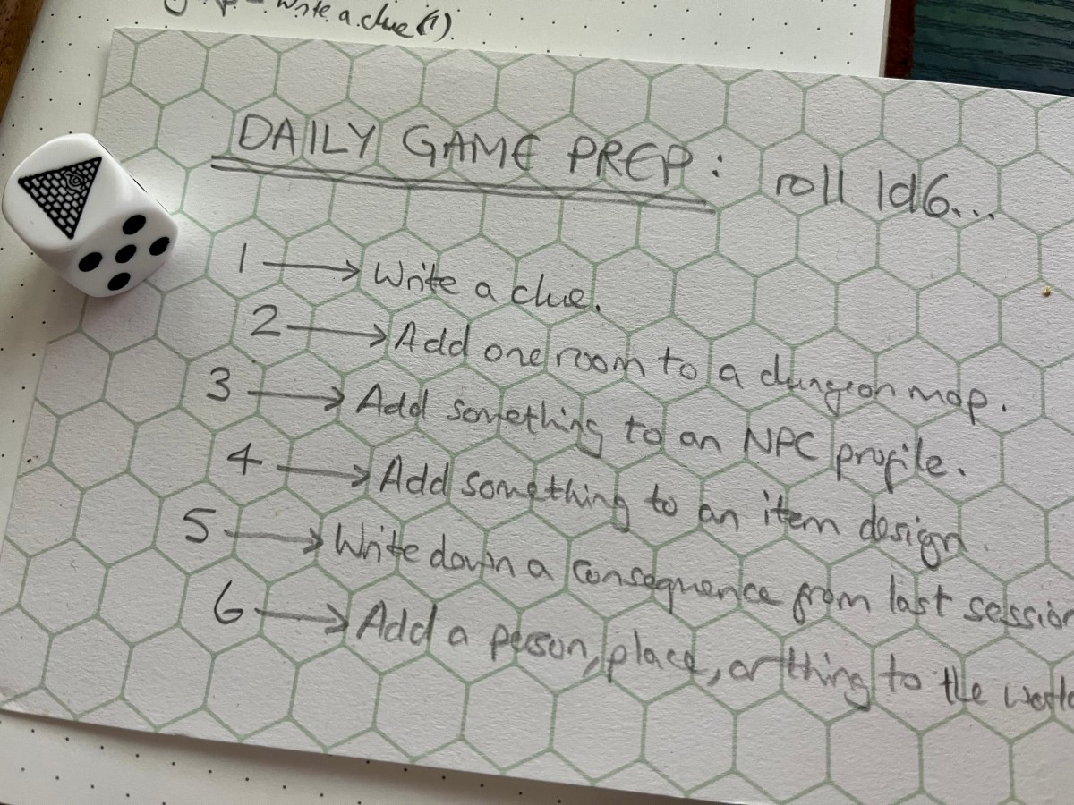 Random Clue – Roleplay Rescue’s Blog